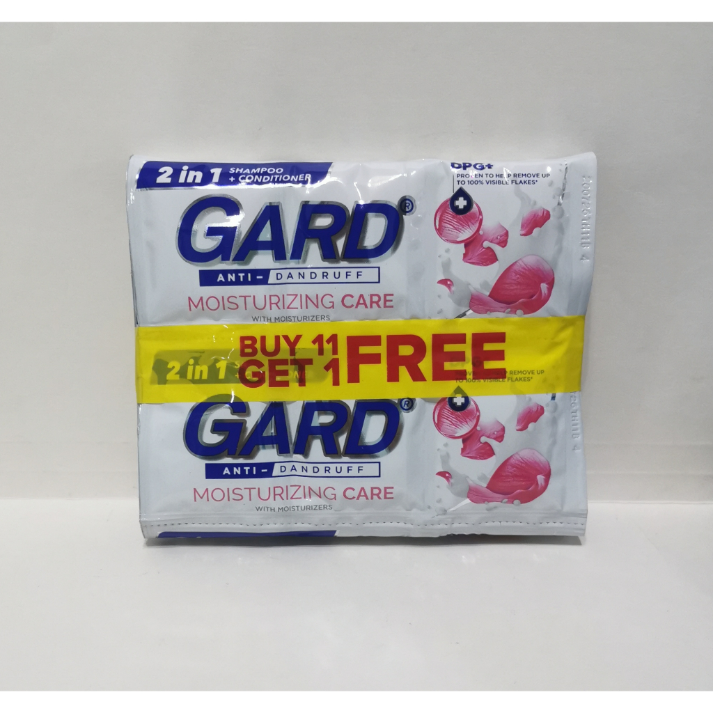 Gard Anti-Dandruff Shampoo 11+1 Sachet (2 Packs) | Shopee Philippines