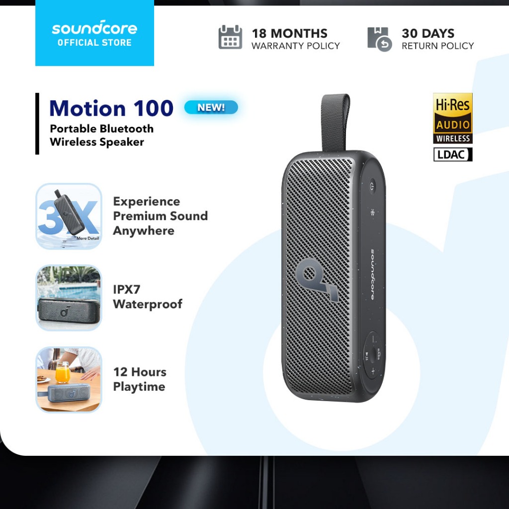Soundcore by Anker Motion 100, Bluetooth Speaker | Shopee Philippines