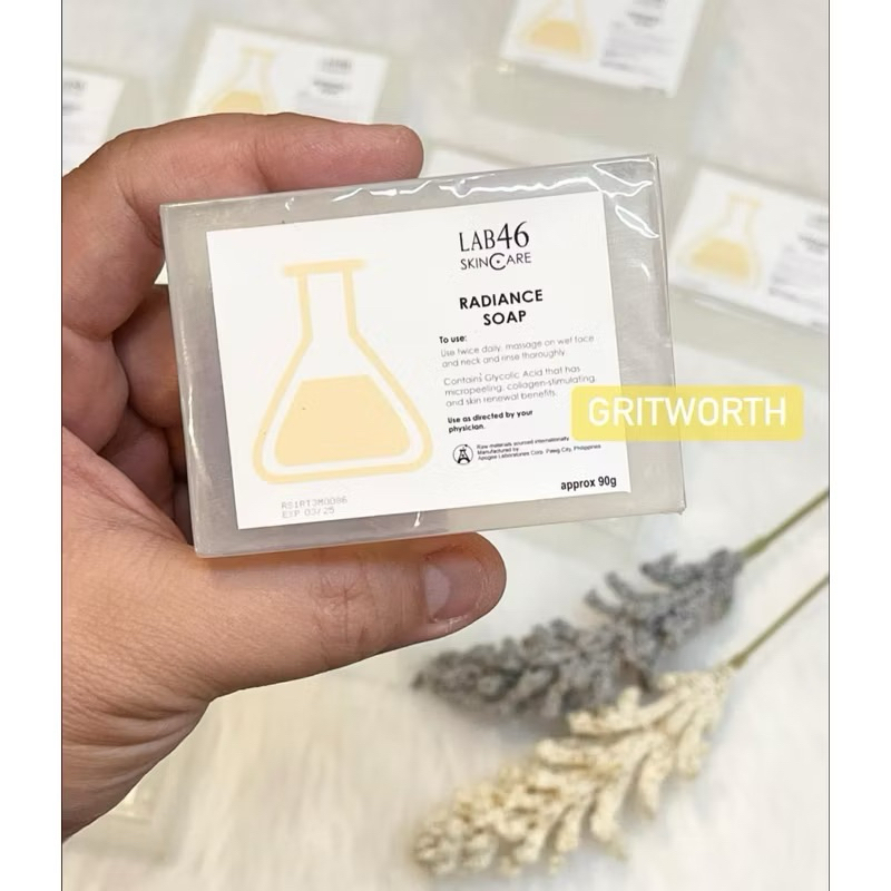 LAB 46 Radiance Soap Glycolic Soap Whitening brightening anti aging ...