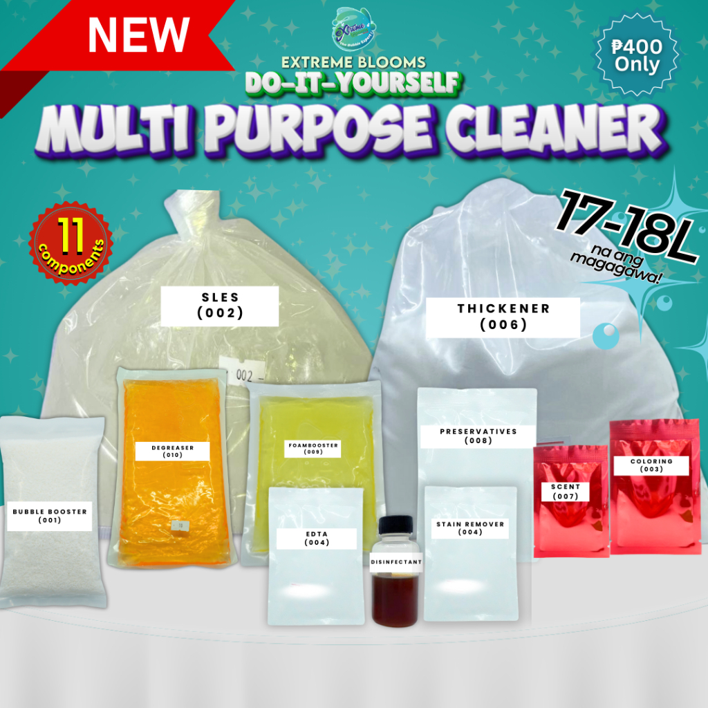 Extreme Blooms - Multi Purpose Cleaner DIY KIT (17 liters yield ...