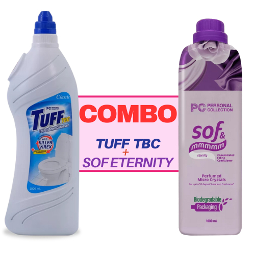 PC combo TUFF TBC + SOF ETERNITY fabric conditioner & tuff toilet bowl ...