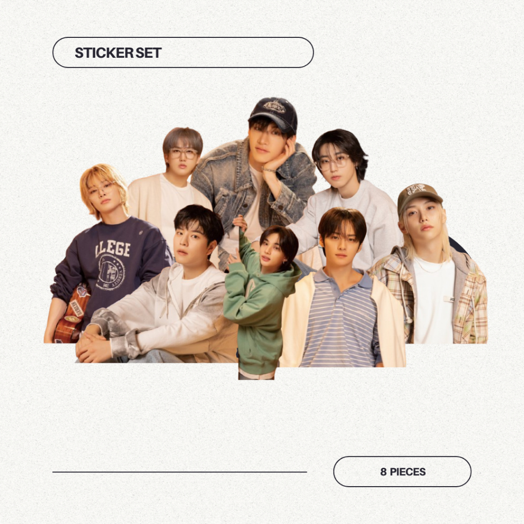 8Pieces/Set Stray Kids 2025SG Sticker Pack Kpop Sticker Not Waterproof ...