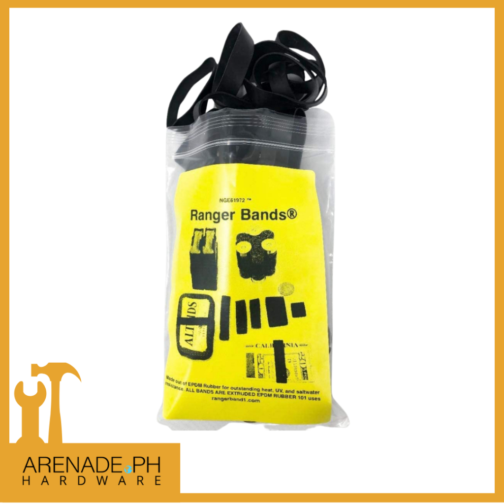 Ranger Bands Mixed, 35 Count, Heavier Compound Made from EPDM Rubber for Survival | Shopee ...