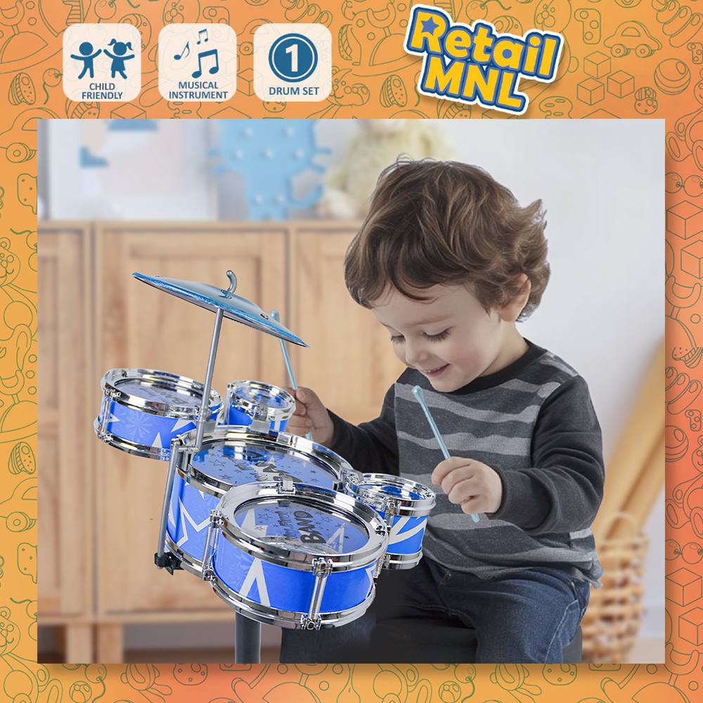 Retailmnl MINI Drums Kit Simulation Jazz Percussion Music Instrument ...