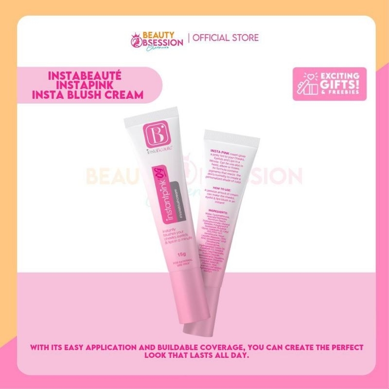 Instabeaute INSTA PINK Cream Blush | Shopee Philippines