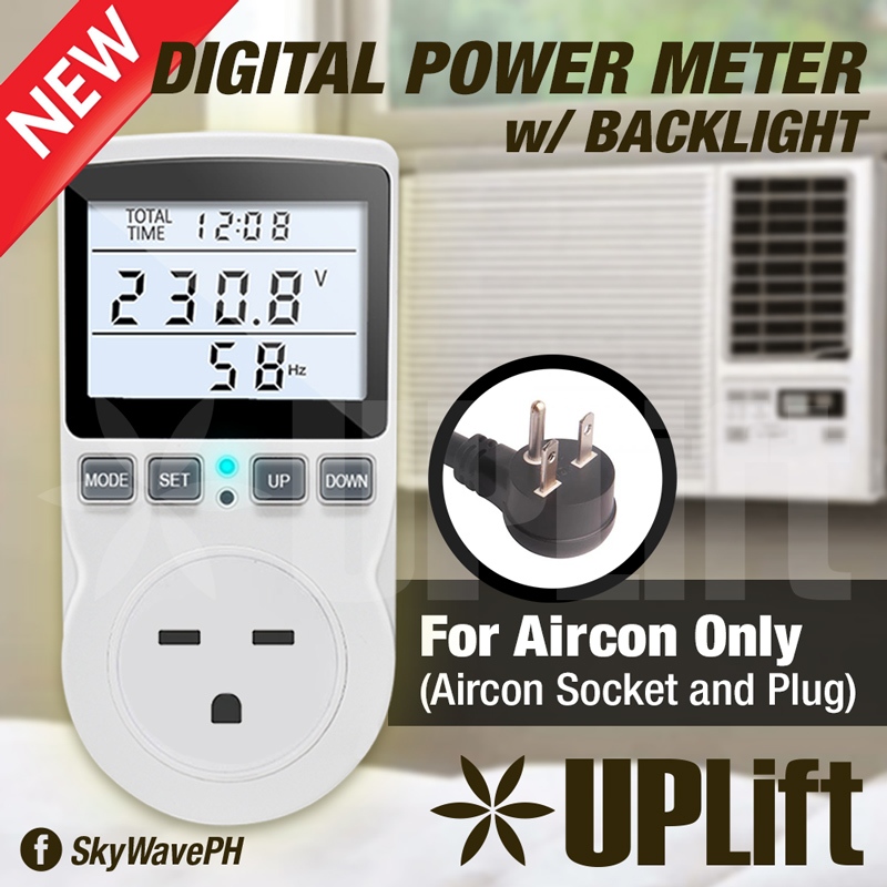 UPLift Digital Power Meter Reader Killawatt Wattmeter KWh Electricity ...