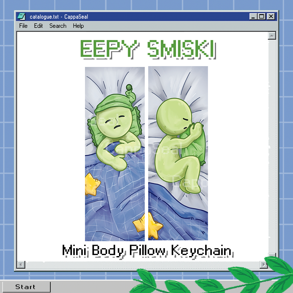 MINI Smiski Dakimakura Body Pillow Keychain || Cute Body Pillow ...