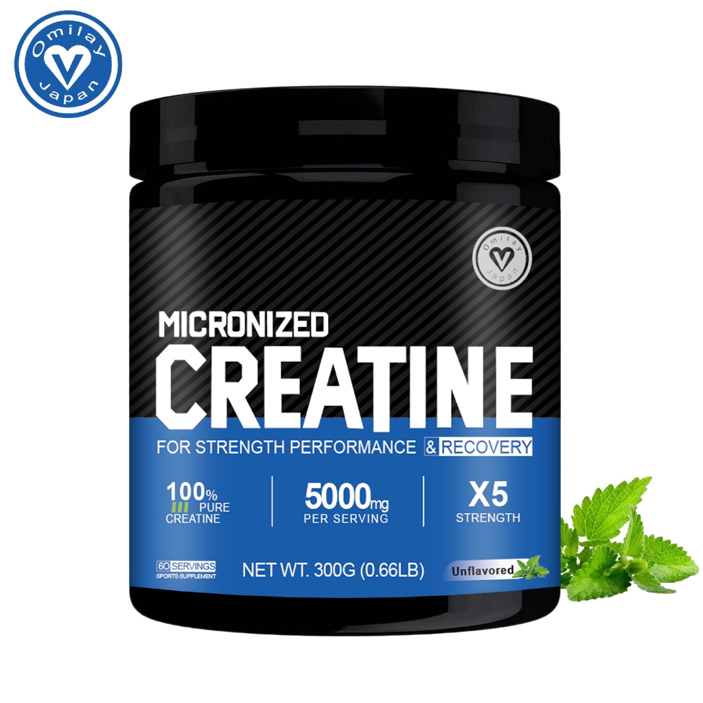 Omliay Creatine Monohydrate Powder Post Workout Muscle Builder ...