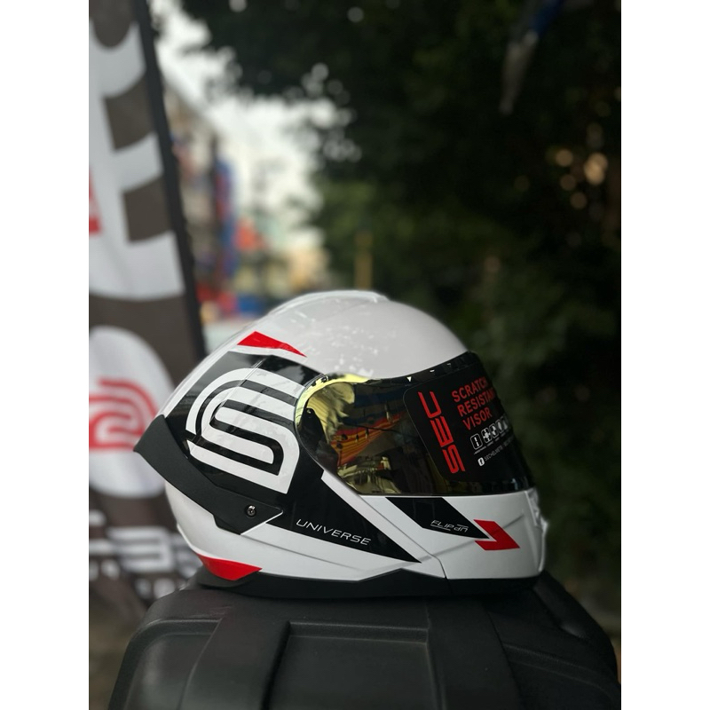 SEC UNIVERSE Modular Helmet with Freebies! | Shopee Philippines