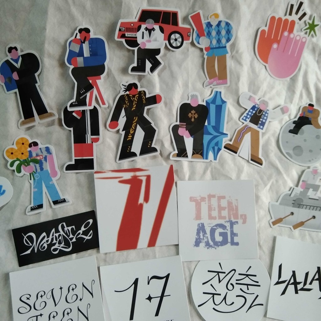SEVENTEEN BEST ALBUM '17 IS RIGHT HERE' DELUXE STICKER PACK TINGI ...