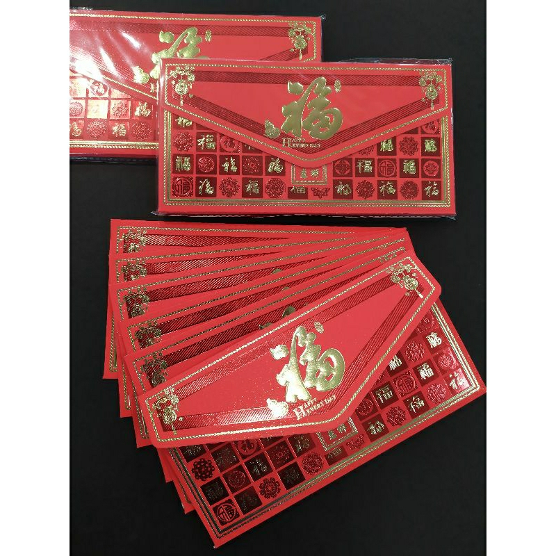 6pcs/pack Angpao Thick Red Envelope/ | Shopee Philippines