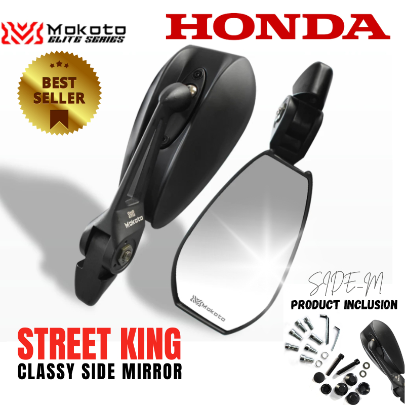 HONDA XRM 125 STREET KING MOKOTO ELITE SERIES SIDE MIRROR WITH EYE ...
