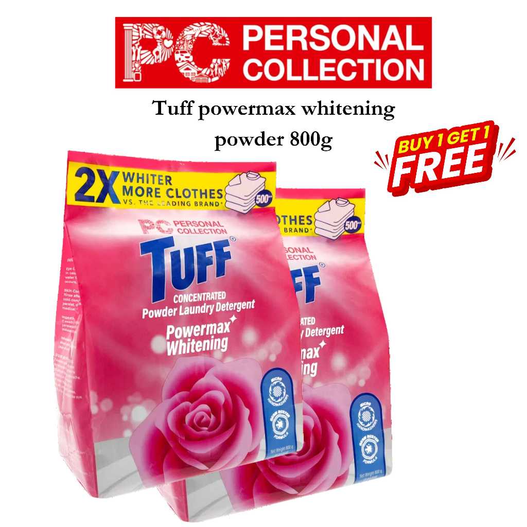 PERSONAL COLLECTION TUFF POWERMAX WHITENING POWDER 800G 2PCS | Shopee ...