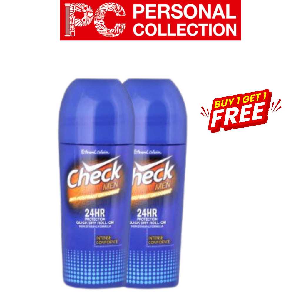 PERSONAL COLLECTION CHECK MEN DEODORANT X2 | Shopee Philippines