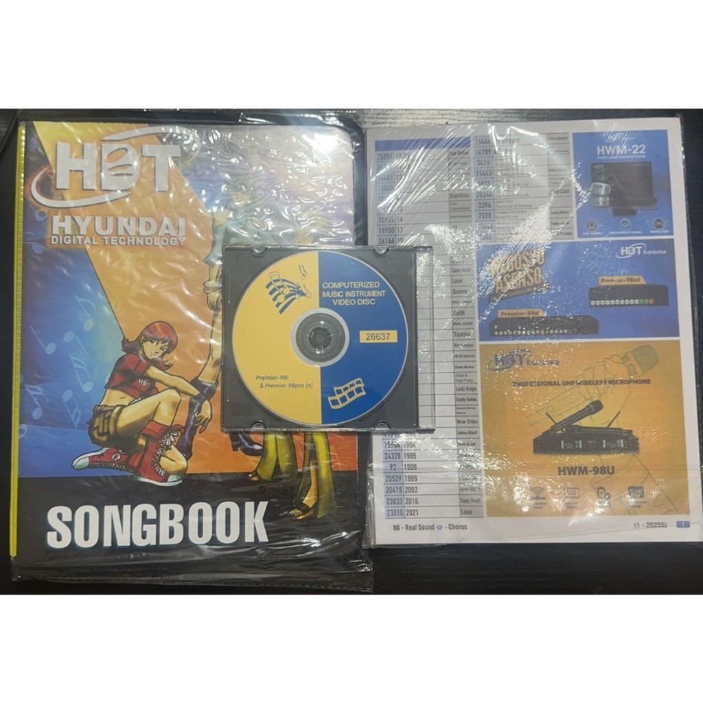 Updated CD and Songbook for HDT/Hyundai 98i and PRO N - Updated CD as ...