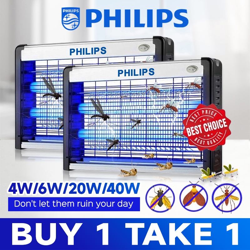 PHILIPS BUY 1 TAKE 1 Mosquito Killer Lamp 6W/20W/40W Fly Killer ...