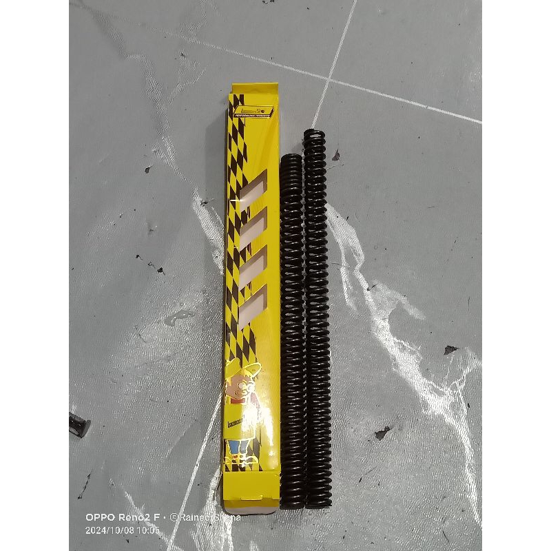 SHORT FRONT SPRING FOR MAGIC LOWERED 3CM (bawas) SHORTEN CLICK BEAT MIO ...