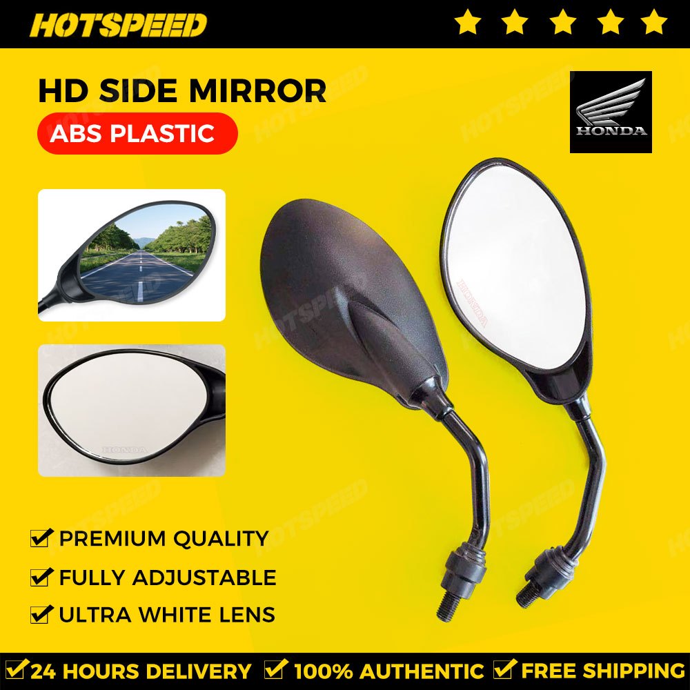 HOTSPPED Side Mirror HONDA for Motorcycle H2C Ultra Clear Lens No Grade ...