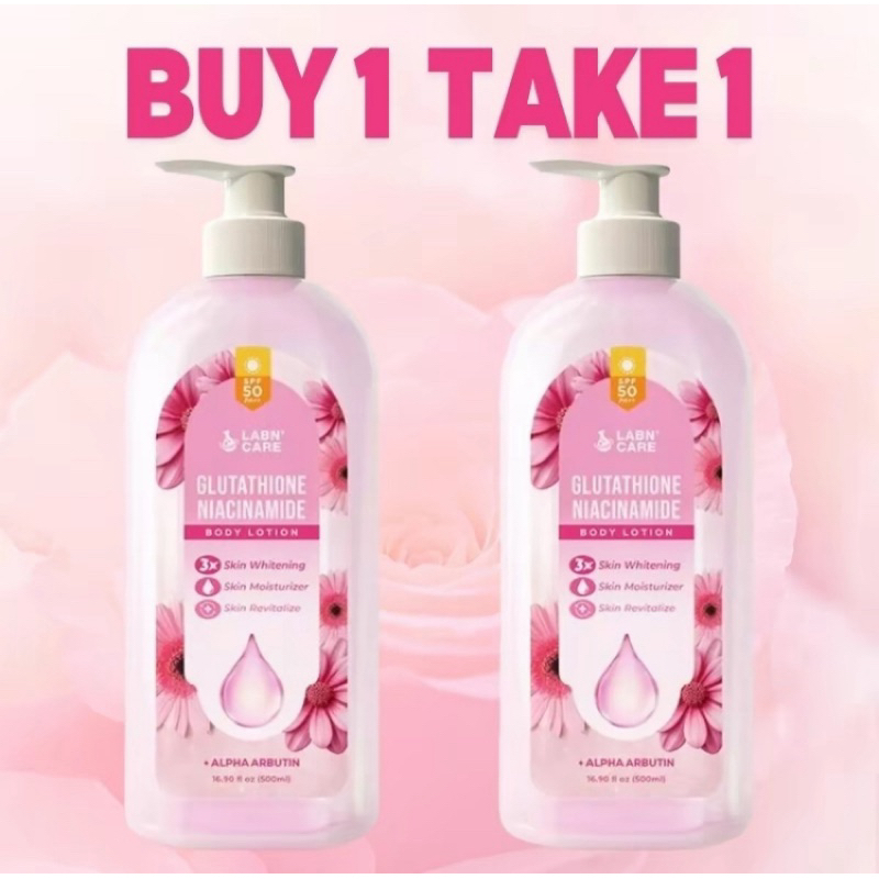 LABN CARE GLUTATHIONE NIACINAMIDE BODY LOTION WITH SPF50PA +++ | Shopee ...