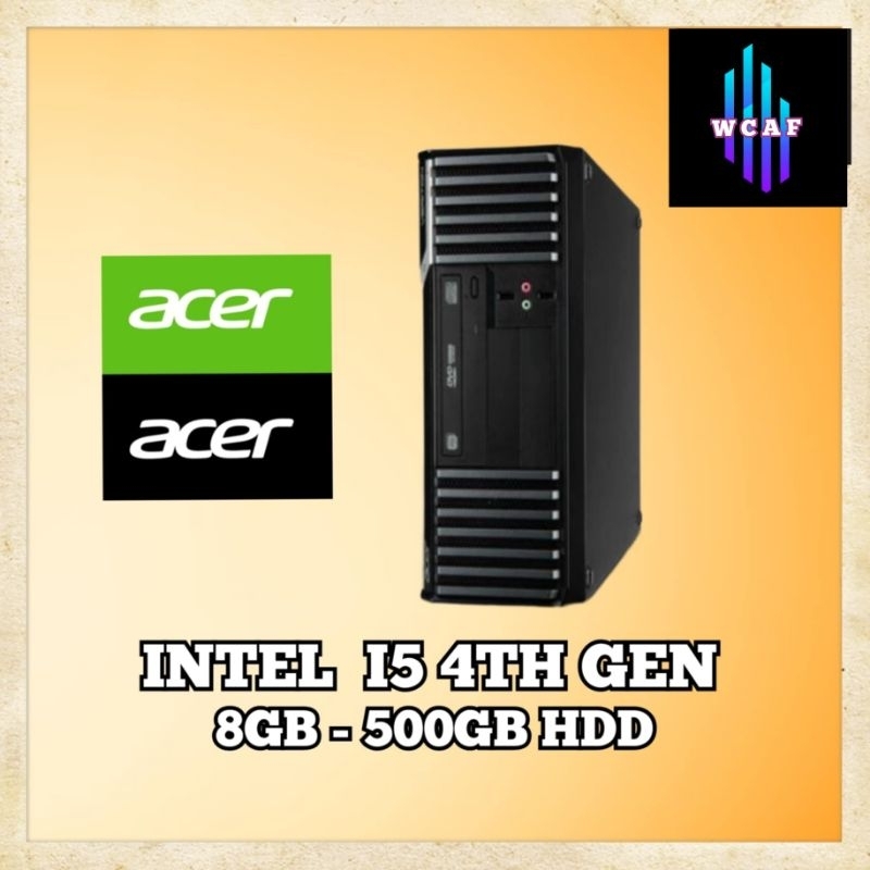 INTEL I5 4TH GEN CPU / 8GB 500GB HDD / ACER VERITON / REFURBISHED ...