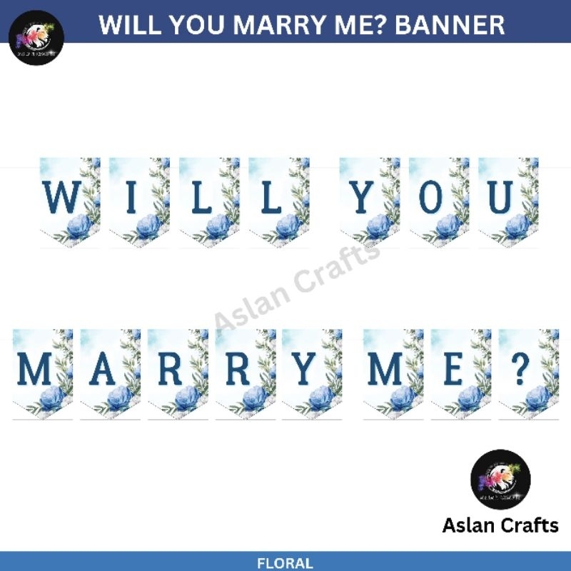 WILL YOU MARRY ME? Banner Wedding Proposal Banner | Shopee Philippines
