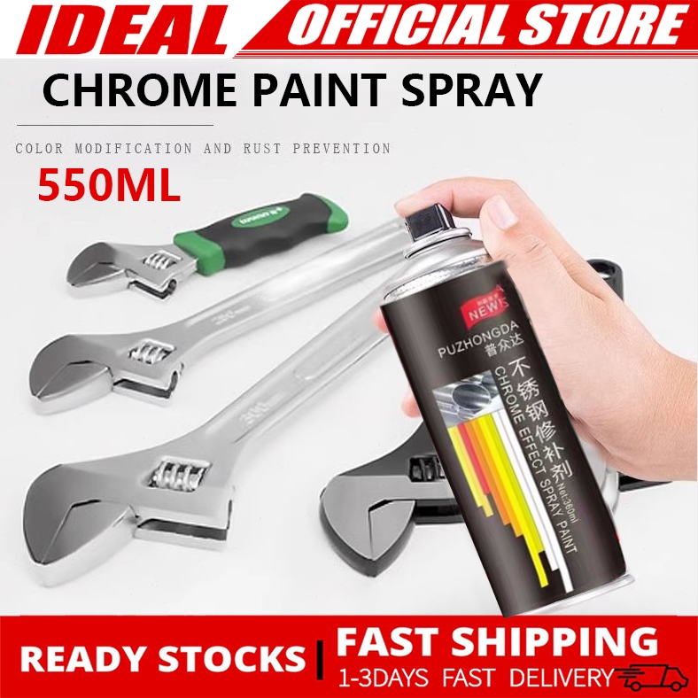 No Rust Chrome paint spray Cartridges With Chrome Plated Steel Wheel ...
