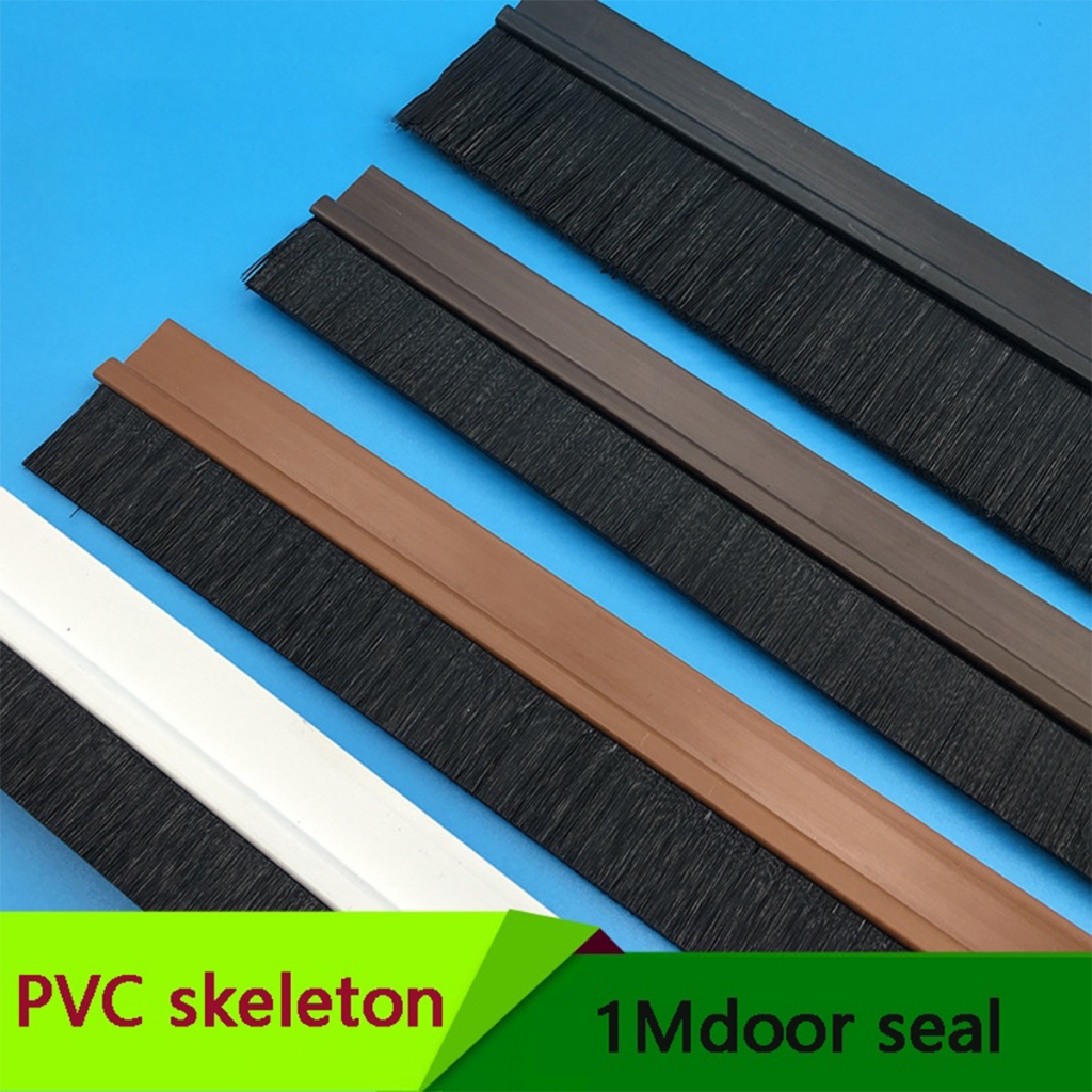letshome PVC Self-Adhesive Door Bottom Sealing Tape Anti-Insect Brush ...