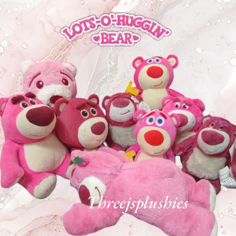 Disney Pink Bear Lotso Bear Toy Story Stuffed Toys | Shopee Philippines