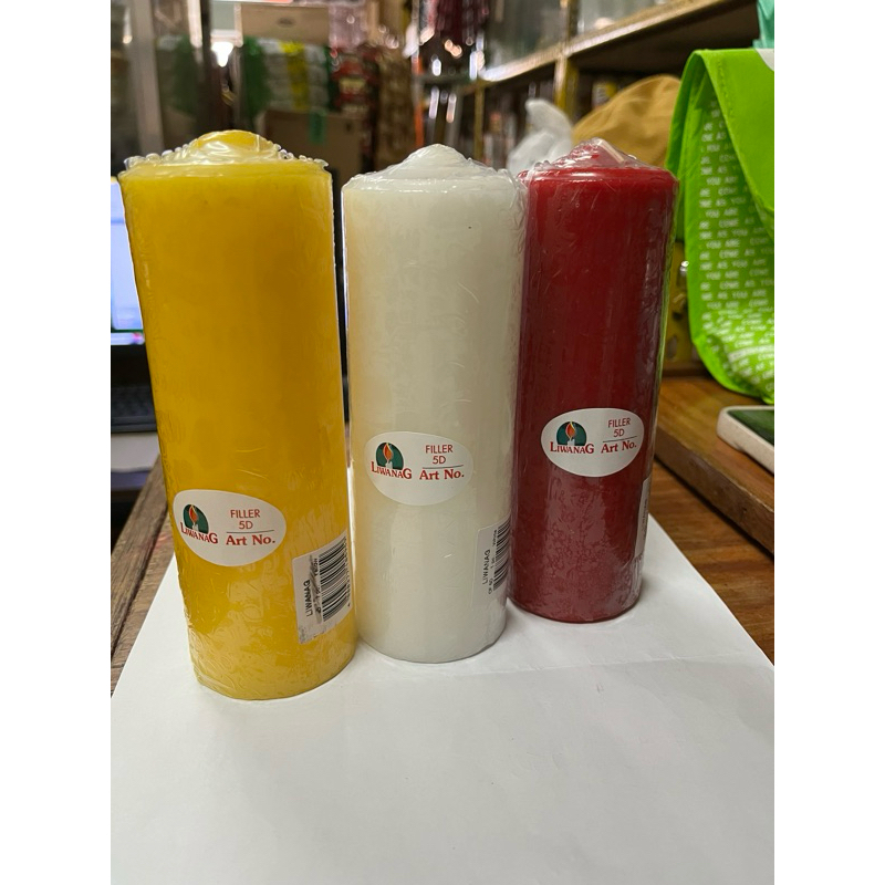 LIWANAG CANDLE COLORED 5D FILLER | Shopee Philippines