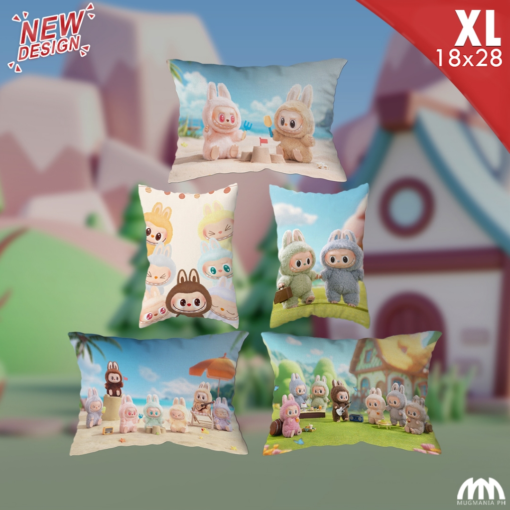 LABUBU Merch XL Pillows - Labubu Pillow - 18x28 inches | Shopee Philippines