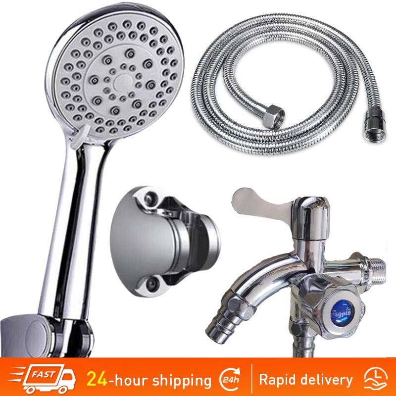 Shower set with Stainless Faucet 4 in1 adjustable Shower Set with Hose ...