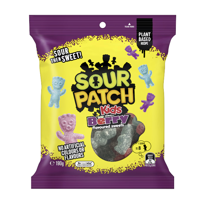 Sour Patch Kids Berry Lollies 190g ( MAY 2025) | Shopee Philippines