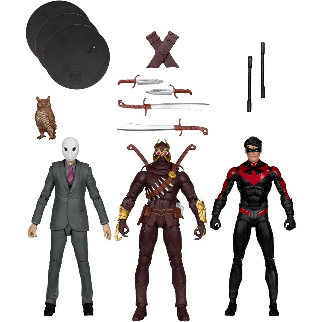McFarlane McFarlane Toys - DC Multiverse Nightwing vs Talon & Owl Three ...