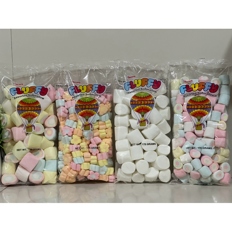 Suceré Fluffy Assorted Marshmallow 170g | Shopee Philippines