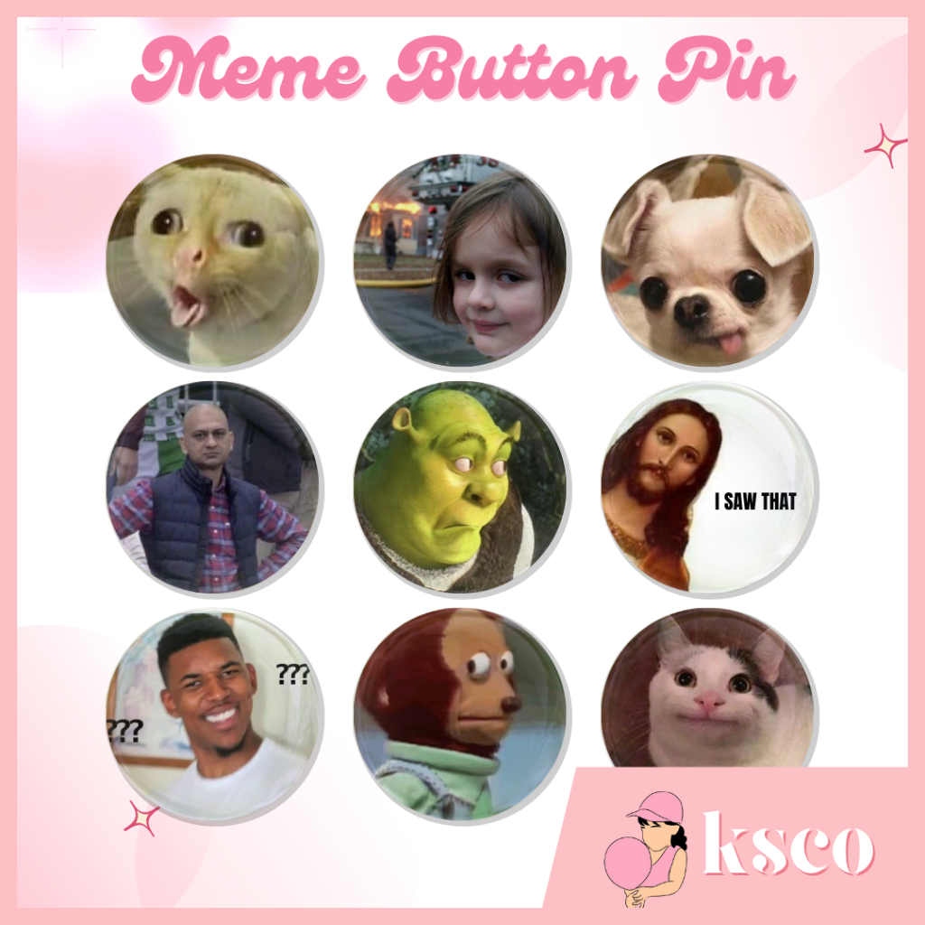 Funny/ Humor Button Pin Meme 2.25 inches | Shopee Philippines