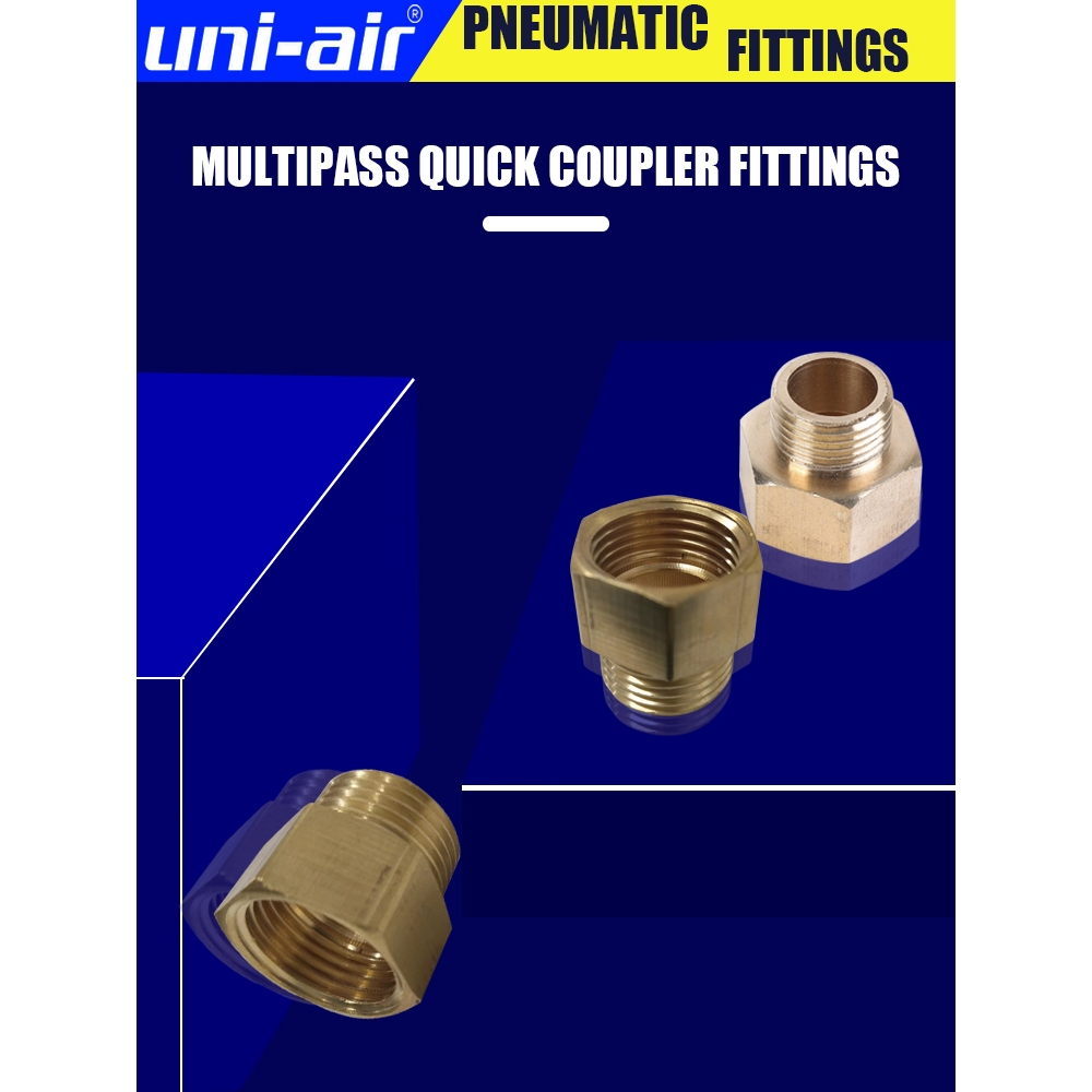 Uni-Air Female to Male Threaded Hex Bushing Connectors, Coupler ...