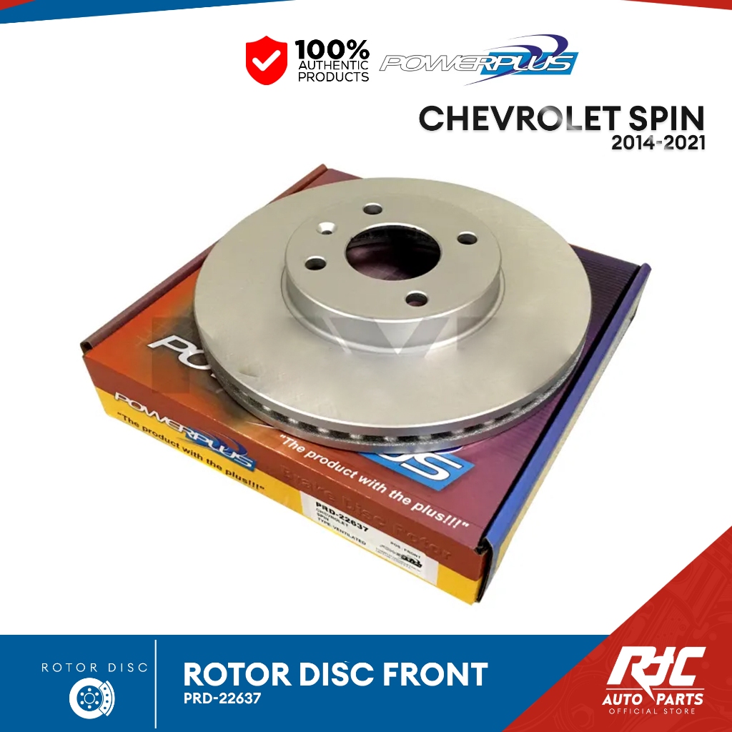 POWER PLUS ROTOR DISC CHEVROLET SPIN (DB2262) 4+1 HOLES 2014-2022 PRD ...