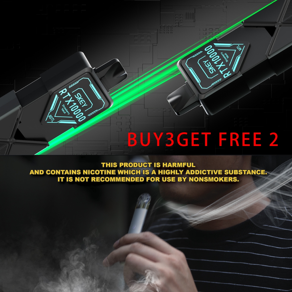 SKEY RTX 10000 Puffs A Smooth Mouthfeel And Overall Design | Shopee ...