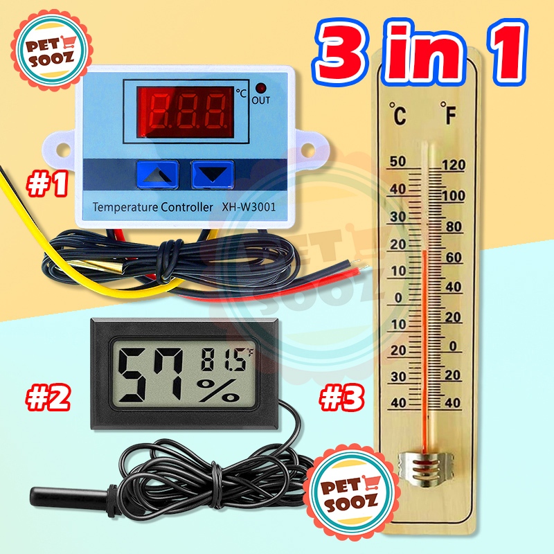 DIY Incubator kit complete set W3001 Thermostat Humidity thermometer ...