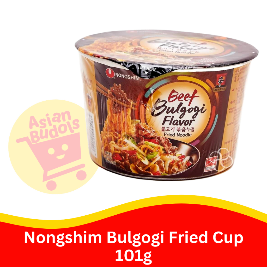 Nongshim Bulgogi Fried Cup 101g Korean Food Instant Noodles | Shopee ...