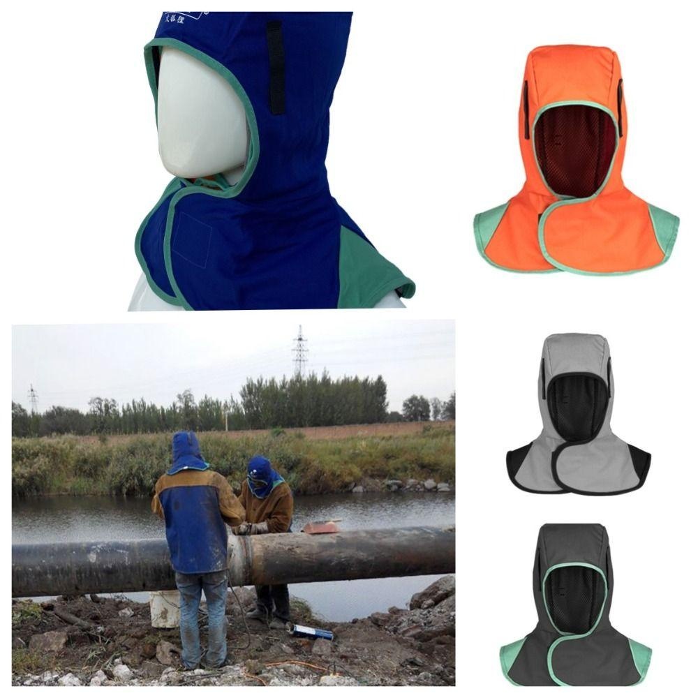 Breathable Welding Hood Helmet with Safety Cover Full Protective Flame ...