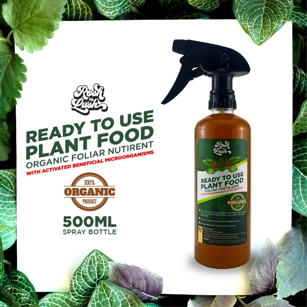 Plant Food (Organic Foliar Nutrient) Ready To Use Plant Spray | Shopee ...