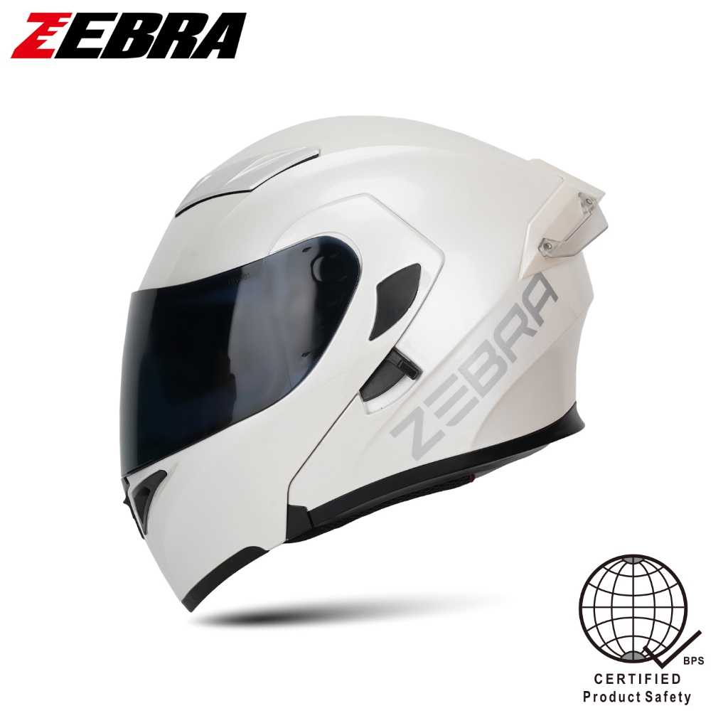 ZEBRA FF805 PLUS full face modular helmet motorcycle dual visor with ...