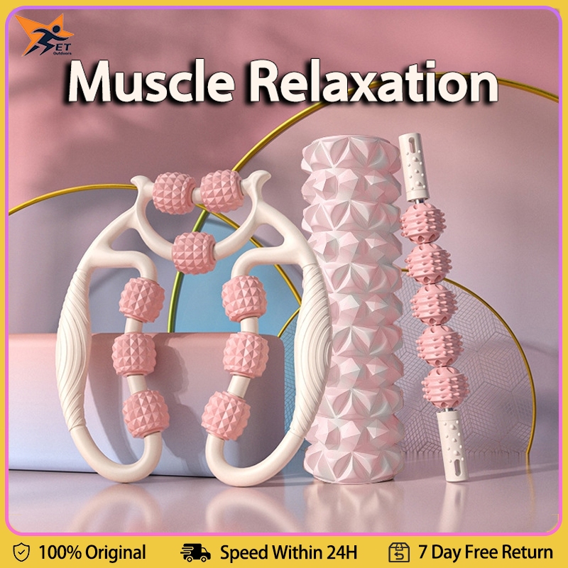 Foam Roller 30-45CM Deep Tissue Massager Soothing Muscles Yoga Column ...