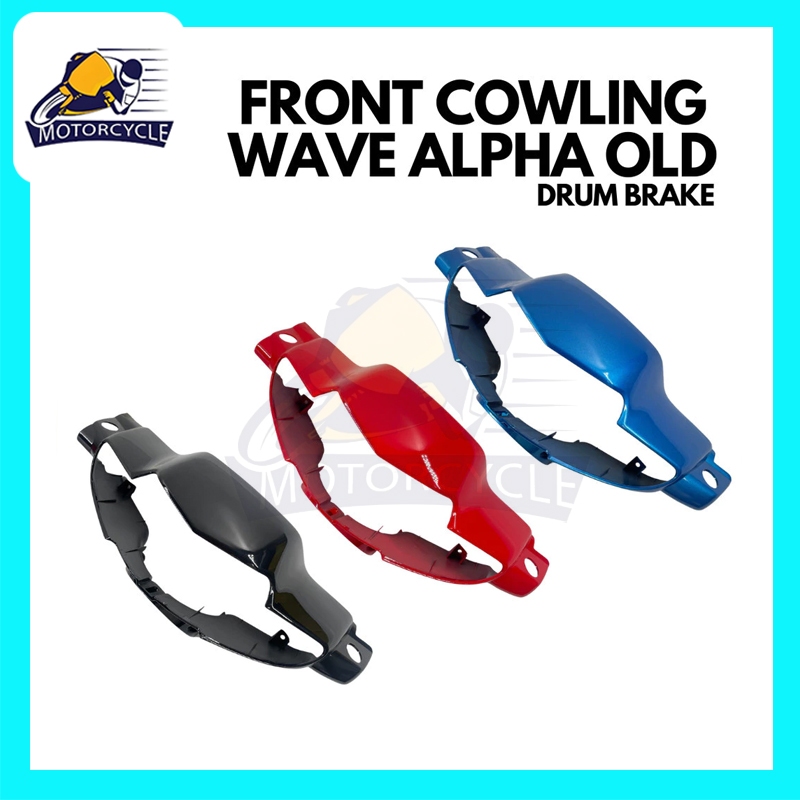 FRONT COWLING/ FRONT FAIRINGS WAVE ALPHA OLD DRUM BRAKE | Shopee ...