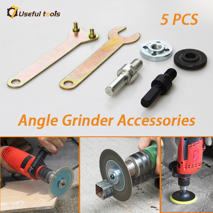 5PCS Angle Grinder Connecting Rod Electric Drill Converter Adapter ...