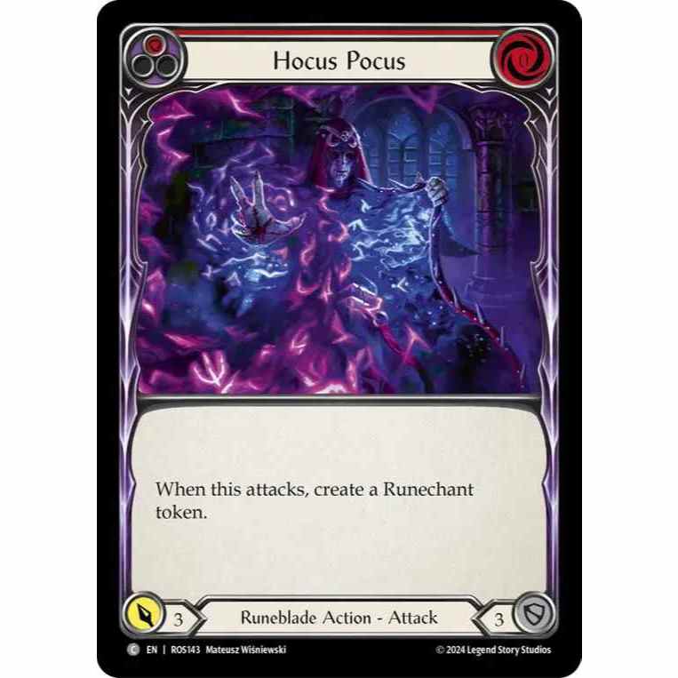 HOCUS POCUS (FLESH AND BLOOD TCG - ROSETTA) | Shopee Philippines