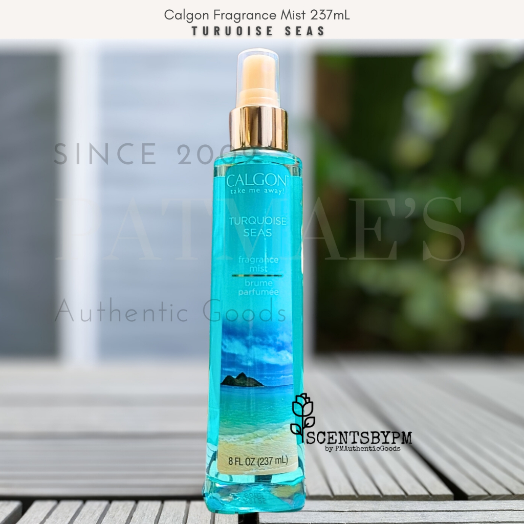 Calgon Fragrance Mist Spray Turquoise Seas 237mL (sold per bottle ...