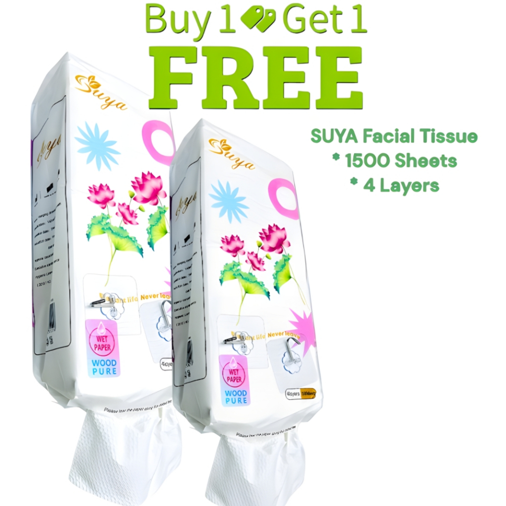 Buy One Take One 1500 Sheets | 4 Layer Tissue SUYA Tissue Napkin ...