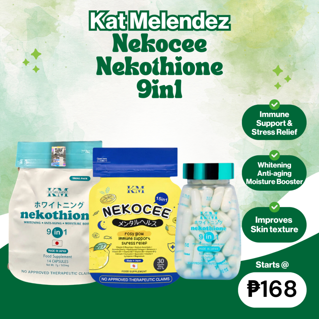 Neko by Kath Melendez Nekothione Original Glutathione Capsule 60 Caps ...